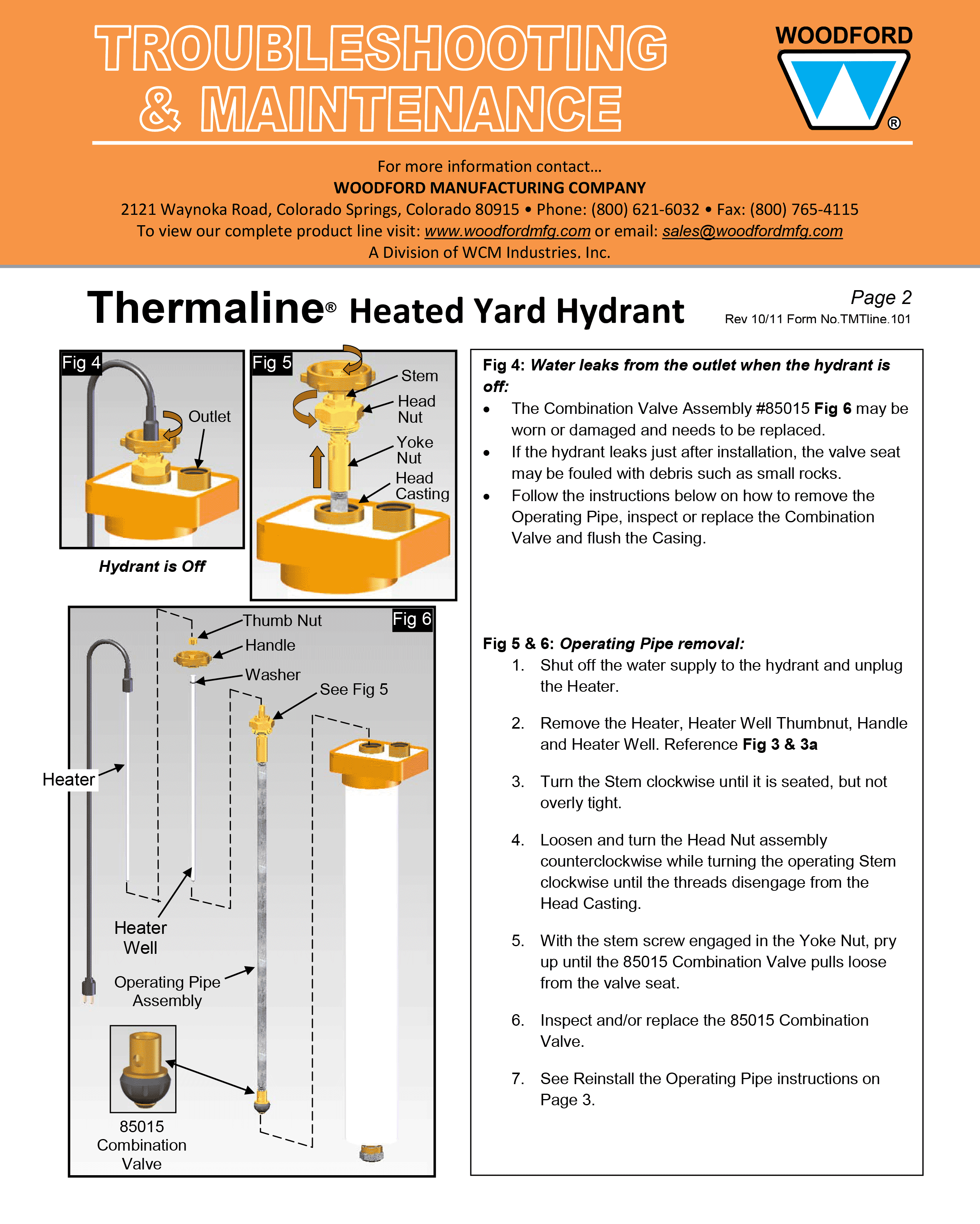 Woodford Thermaline® Freezeless Sanitary Water Connector