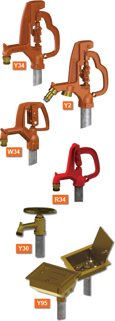 Woodford Mild Climate Wall Faucets